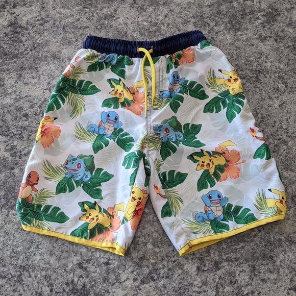 Pokemon | Swim | Pokemon Boys Kids Swimming Trunks 12 Pikachu Charizard ...